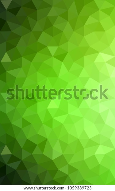 Light Green Low Poly Crystal Background Stock Illustration 1059389723 ...