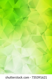 Light Green Low Poly Pattern Glitter Stock Illustration 735391621 ...
