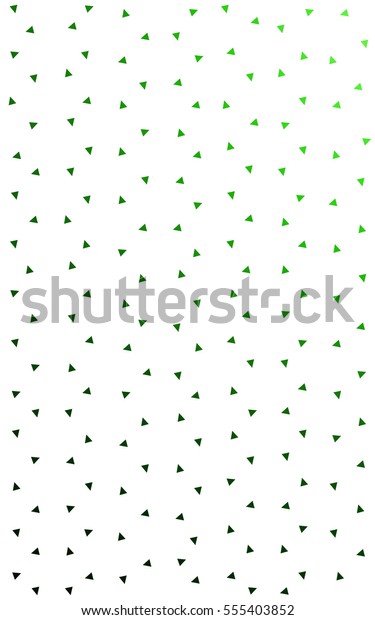 Light Green Small Triangles On White Stock Illustration 555403852