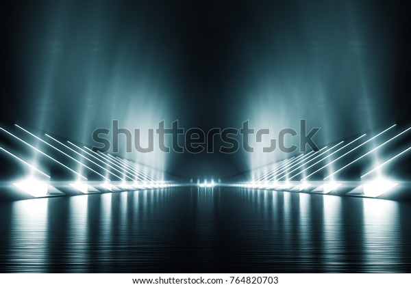 Light Reflection Elegant Futuristic Background 3d Stock Illustration ...