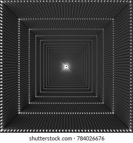 Light Tunnel 3d Rendering Stock Illustration 784026676 | Shutterstock