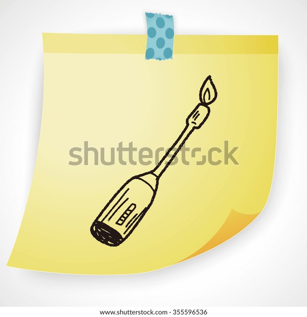 Lighter Doodle Stock Illustration 355596536 | Shutterstock