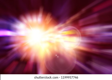 Lighting Explosion Lens Flare Effect Stock Illustration 1199957746