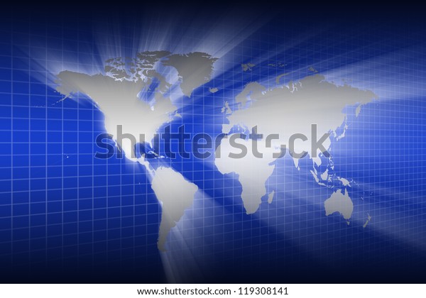 Lighting World Map Wallpaper Stock Illustration 119308141 | Shutterstock