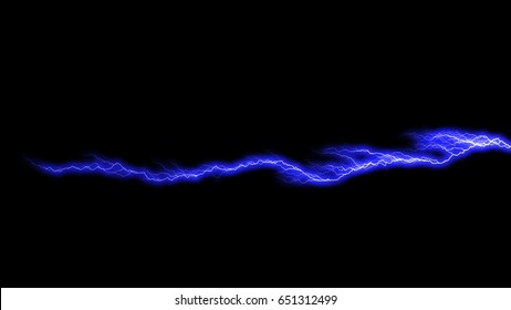 Blue Fire Snake Illustration On Black Stock Vector (Royalty Free) 119655082