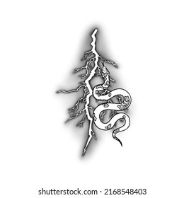 414 Lightning snake Images, Stock Photos & Vectors | Shutterstock