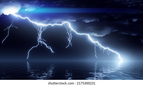 12,595 Lightning ocean Images, Stock Photos & Vectors | Shutterstock
