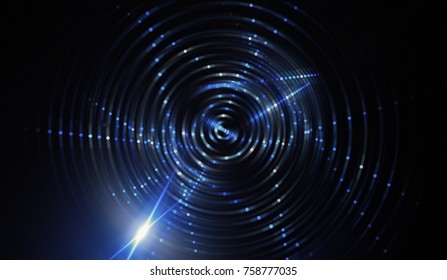 Blue Futuristic Space Background Abstract Modern Stock Vector (Royalty ...