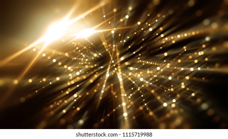 Lights Gold Background Rays Flash Light Stock Illustration 1115719988 ...