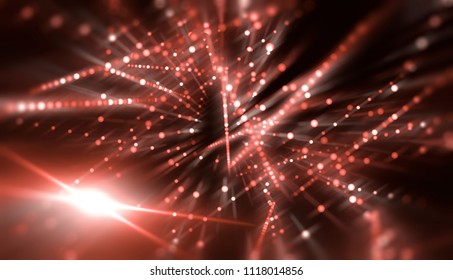 Lights Red Abstract Background Rays Illustration Stock Illustration ...