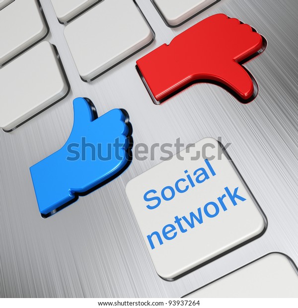 Like Unlike Buttons 3d Render Social Stock Illustration 93937264 ...