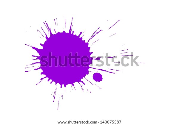 Lilac Paint Splash Stock Illustration 140075587 | Shutterstock
