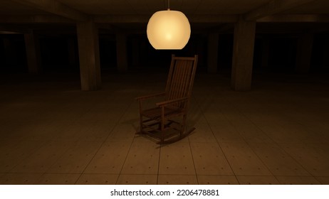 Liminal Space Alone Empty Space 3d Stock Illustration 2206478881 ...