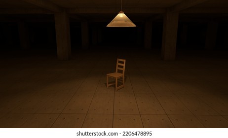Liminal Space Alone Empty Space 3d Stock Illustration 2206478895 ...