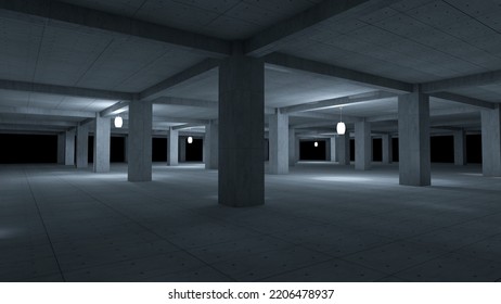 Liminal Space Alone Empty Space 3d Stock Illustration 2206478937 ...
