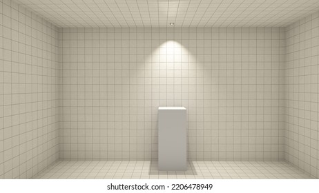 Liminal Space Alone Empty Space 3d Stock Illustration 2206478949 ...