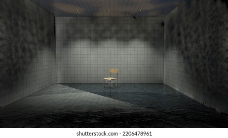 Liminal Space Alone Empty Space 3d Stock Illustration 2206478961 ...