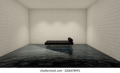 Liminal Space Alone Empty Space 3d Stock Illustration 2206478991 ...