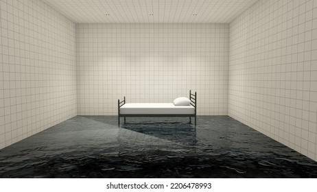 Liminal Space Alone Empty Space 3d Stock Illustration 2206478993 ...