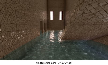 Liminal Space Alone Empty Space 3d Stock Illustration 2206479003 ...