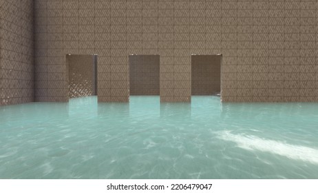 Liminal Space Alone Empty Space 3d Stock Illustration 2206479047 ...