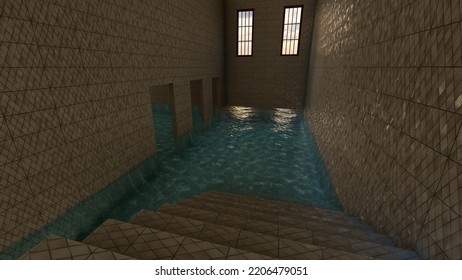 Liminal Space Alone Empty Space 3d Stock Illustration 2206479051 ...