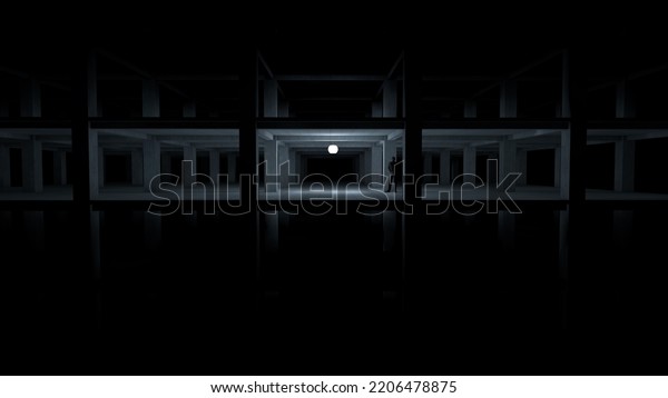 Liminal Space Alone Empty Space 3d Stock Illustration 2206478875 ...