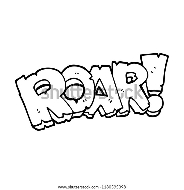 Line Drawing Cartoon Roar Sign Stock Illustration 1180595098 | Shutterstock Line Drawing Cartoon Roar Sign Stock Illustration 1180595098 | Shutterstock