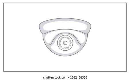 Linear Ip Camera Icon Security Illustration Stock Illustration 1582458358