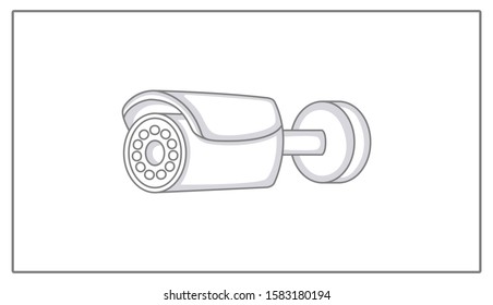 Linear Ip Camera Icon Security Illustration Stock Illustration ...