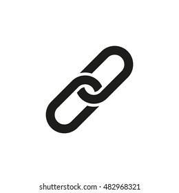 Link Icon Linked Symbol Flat Vector Stock Vector (Royalty Free ...