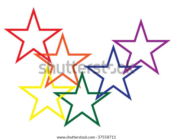 Linked Stars Stock Illustration 37558711 | Shutterstock