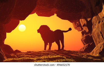 3,527 Lion cave Images, Stock Photos & Vectors | Shutterstock