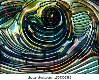 Liquid Pattern Series Composition Stained Glass Stock Illustration ...