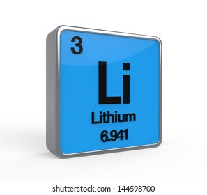 Lithium Element Periodic Table Stock Illustration 144598700 | Shutterstock