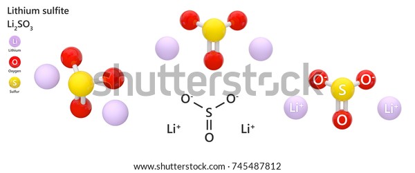 Lithium sulfite or lithium sulphite is an ionic compound with the ...