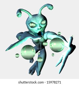 Little Alien Stock Illustration 15978271 | Shutterstock