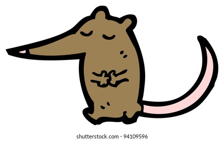 Little Mouse Cartoon Raster Version Stock Illustration 94109569 ...
