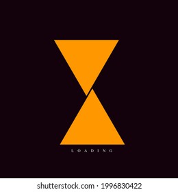 Loading Logo Design Black Background Stock Illustration 1996830422 ...