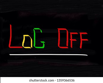 342 Log off text Images, Stock Photos & Vectors | Shutterstock