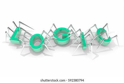 Logic Artificial Intelligence Ai Bots Spiders Stock Illustration 592380794 | Shutterstock