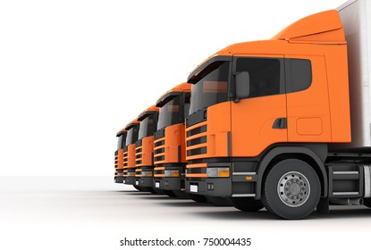 Logistics Concept Perspective Side View Group Stock Illustration ...