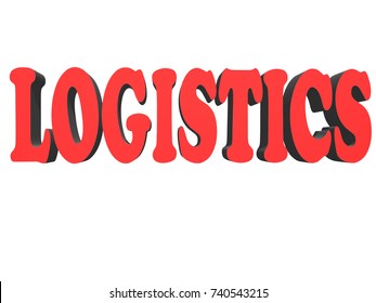 Logistics Text Block Stock Illustration 740543215 | Shutterstock