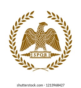 Logo Roman Eagle Stock Illustration 1213968427 | Shutterstock
