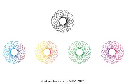 Logo Spirograph Stock Illustration 586452827 | Shutterstock