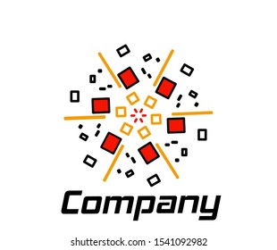 Logo Square Shape Which Developed Into Stock Illustration 1541092982