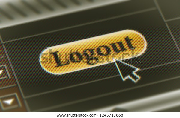 372 Logout screen Gambar, Foto Stok & Vektor | Shutterstock
