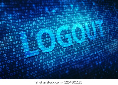 364 Logout screen Images, Stock Photos & Vectors | Shutterstock