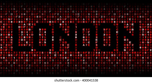 London Text On Hex Code Illustration Stock Illustration 400041538 ...