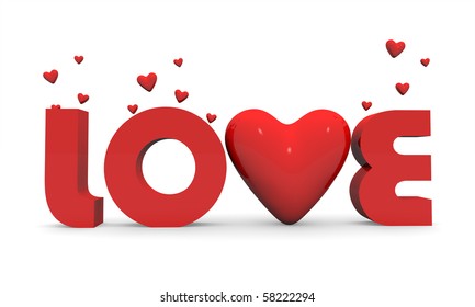 Love Text Stock Illustration 58222294 | Shutterstock